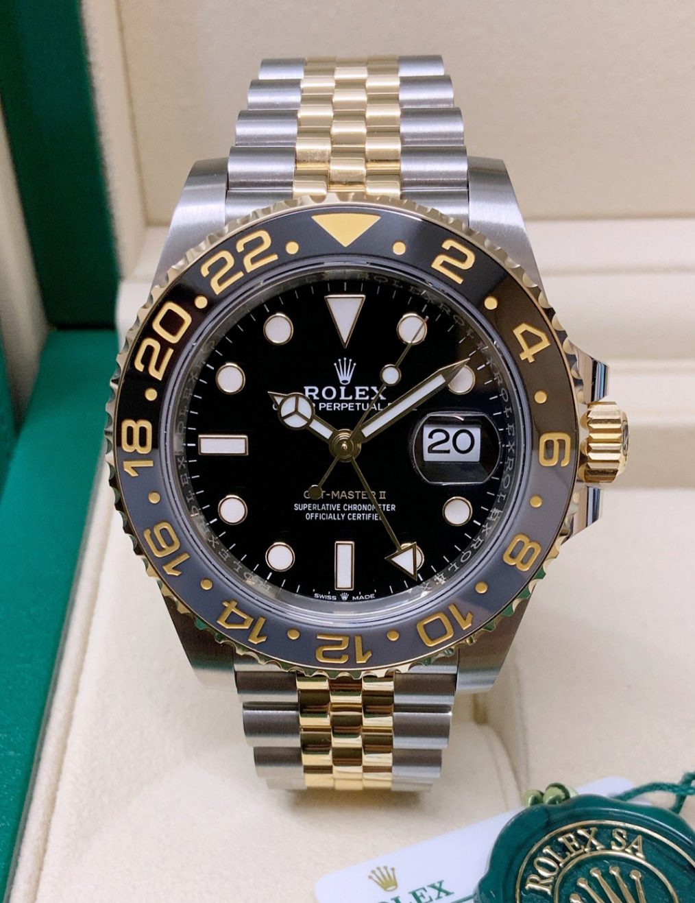 Rolex Assembled GMT Master II 126713GRNR Bi-Colour – Gordon Luxury